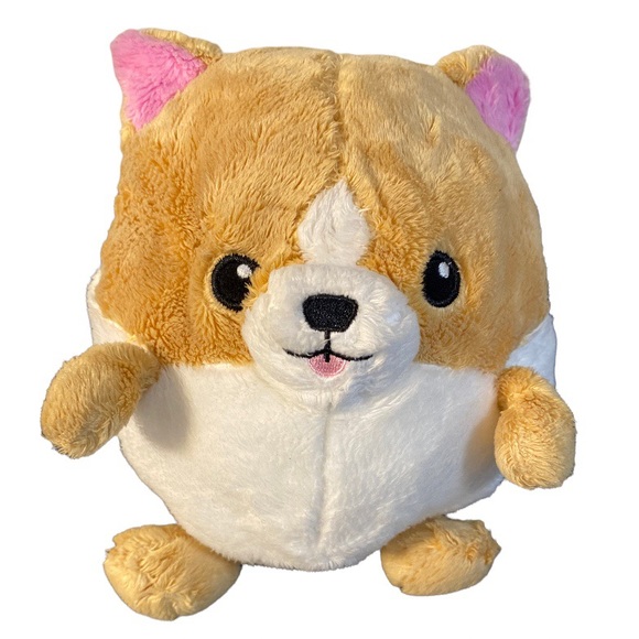 Squishable | Toys | Squishable Corgi Shiva Inu Dog Round Plush Stuffed ...